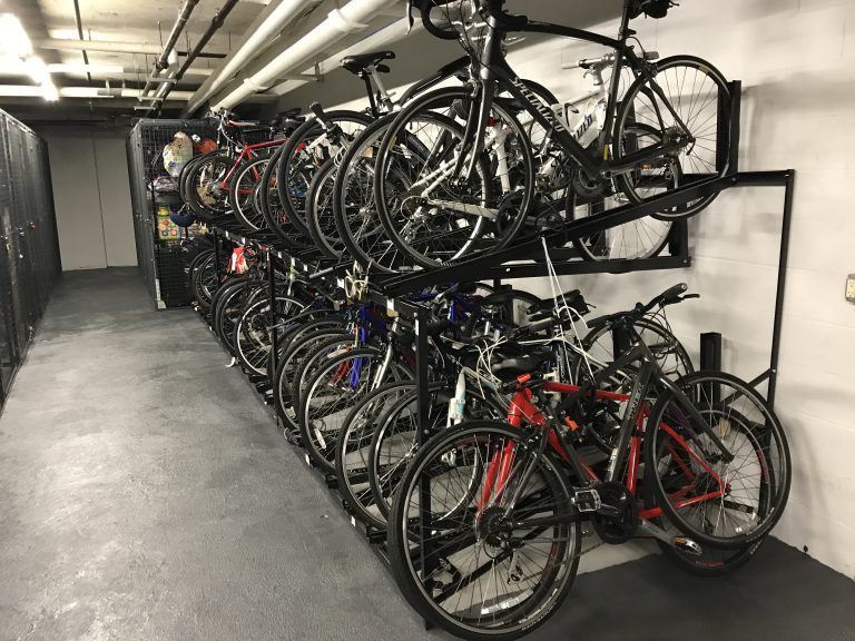 Two Apartment Bike Storage Solutions by WireCrafters