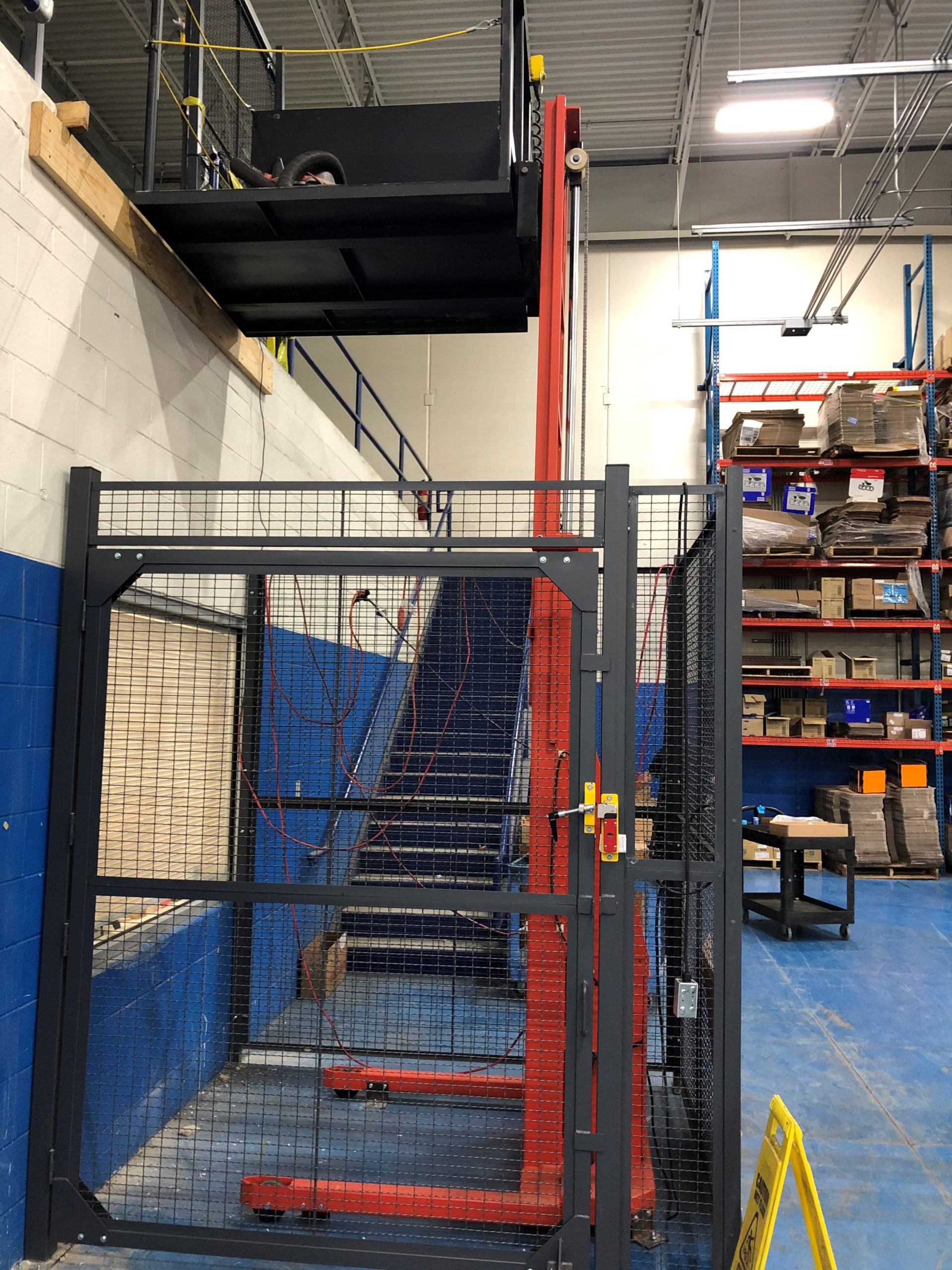 Interlocking Cage System for Material Lift | Case Study | WireCrafters