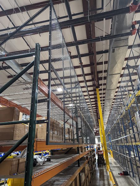 Securing Walkways with Pallet Racking | Case Study | WireCrafters