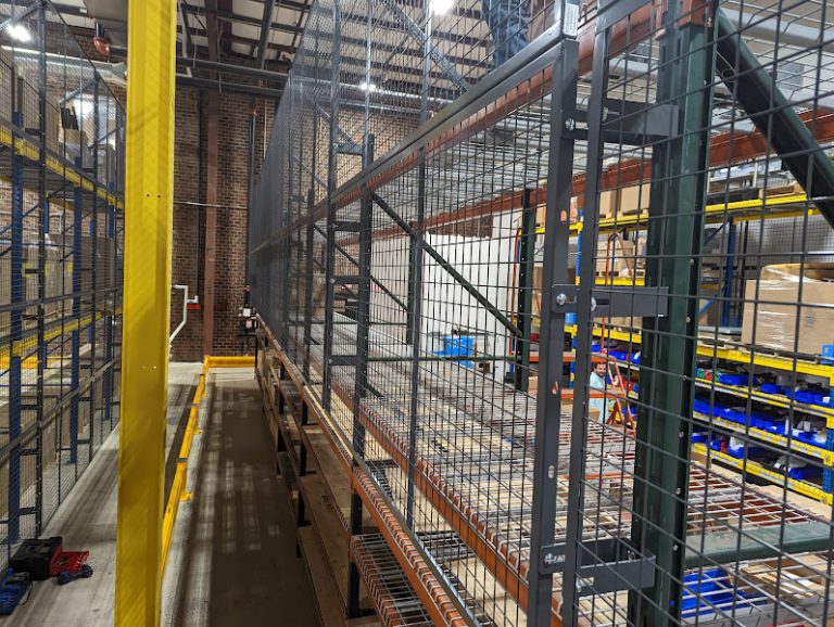 Securing Walkways with Pallet Racking | Case Study | WireCrafters