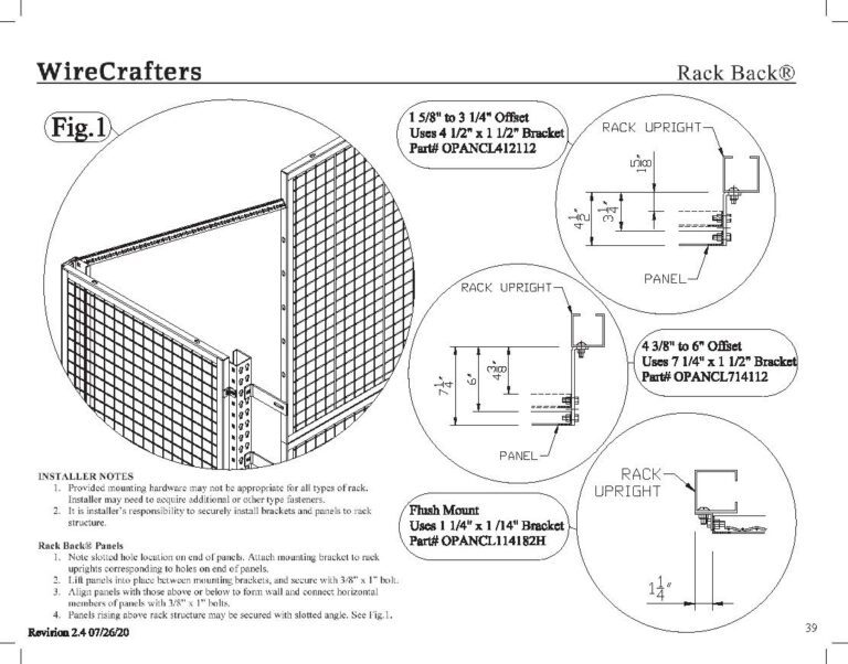 Pallet Rack Backing & Enclosures – WireCrafters